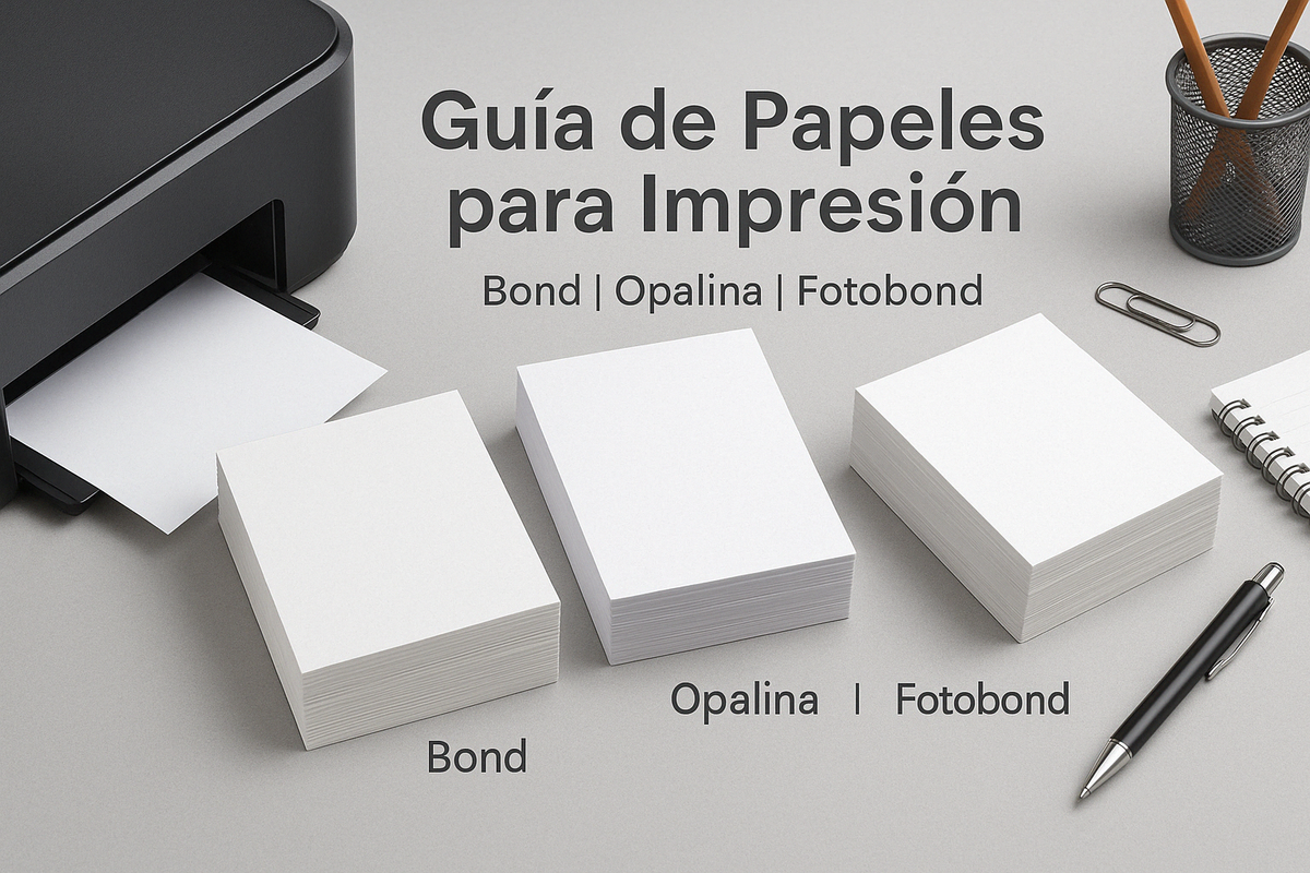 ¿Qué tipo de papel bond debo usar? Guía rápida según tu necesidad