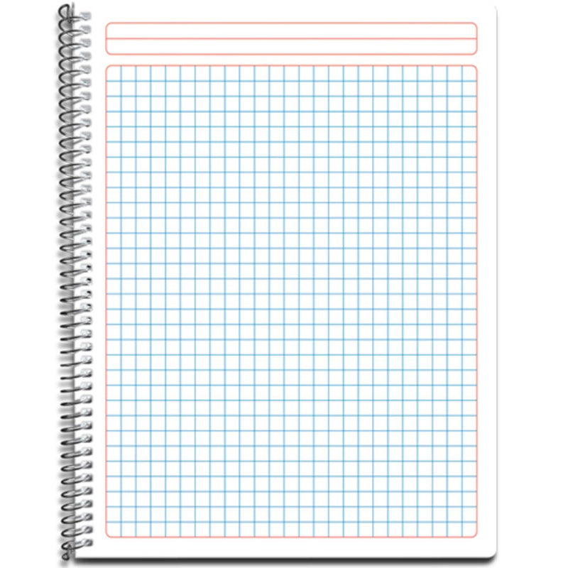 Cuaderno Profesional Rayter De Cuadro Grande Con 200 Hojas