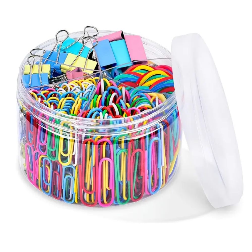 Kit De Clips De Tamaños Variados Con 240 Pzs