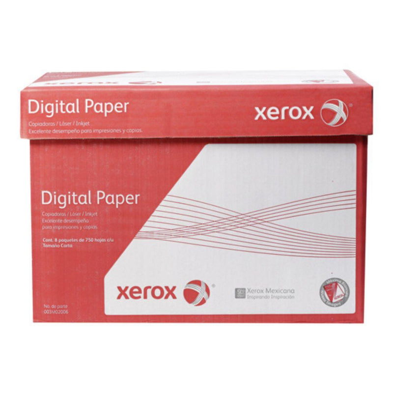 Papel Xerox Rojo Carta Blancura 99%