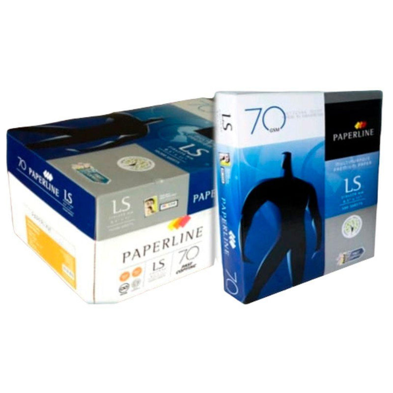 Papel Paperline Carta Blancura 97% paq. c/500 hojas